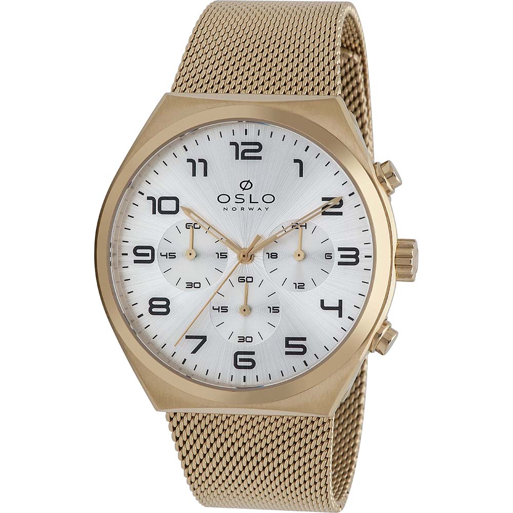 RELOGIO OSLO MASCULINO CRONOGRAFO OMGSSCVD0003 DOURADO - RELÓGIOS OSLO